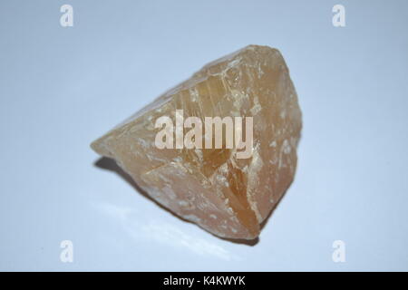 A synthetic quartz crystal grown by the hydrothermal method in a lab ...