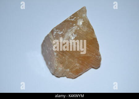 A synthetic quartz crystal grown by the hydrothermal method in a lab ...