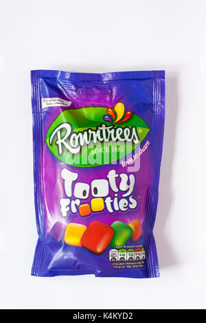 Close-up of a packet of Rowntrees Fruit Pastilles Stock Photo - Alamy