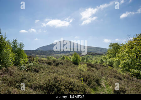 Moelfre near Llanbedr in North Wales. A beautiful mountainous landscape ...