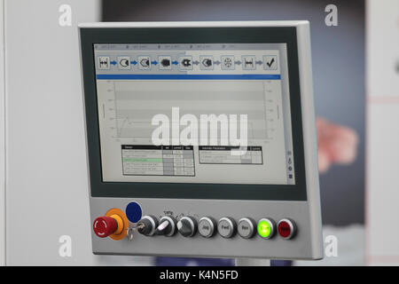 Push button control panels for electrical equipment Stock Photo - Alamy