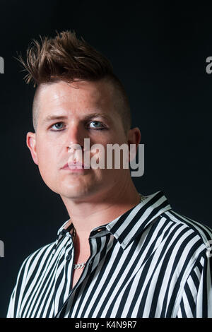 Poet Luke Wright attends a photocall during the Edinburgh International ...