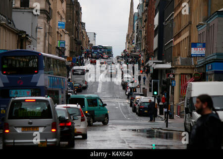 Strassenszene/ street scene, Glasgow, Schottland/ Scotland Stock Photo ...