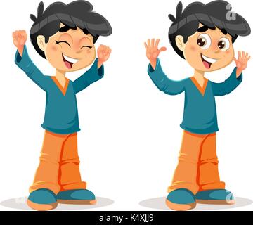 Cartoon expressions. Character face expressing, mouths and eyes ...