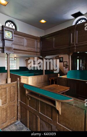 Interior Ancient Chapel of Toxteth, Liverpool, built early1600s ...