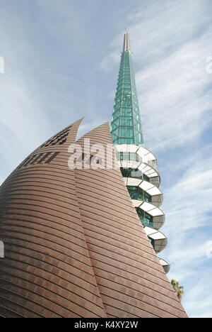 The Millennium Bell Tower (Swan Bells) at Perth, Western Australia with ...