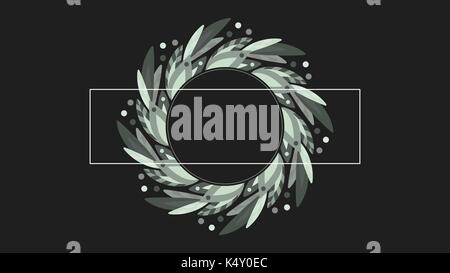 vector round frame icon collection Little Princess Stock Vector Image ...