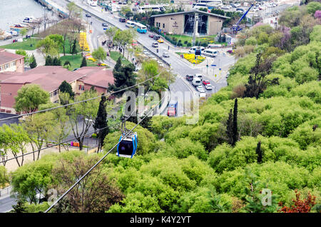 Pierre Loti cable car in istanbul Stock Photo - Alamy