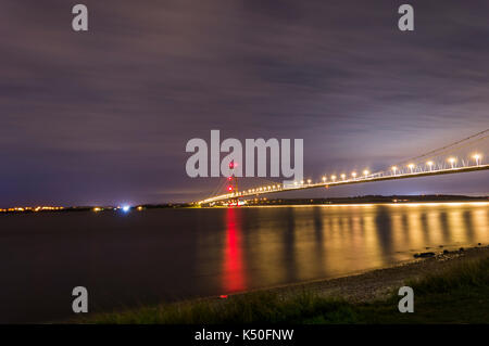 The Humber Bridge, one of the longest single span suspension bridges in ...