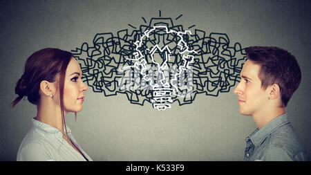 His thoughts are coming together Stock Photo - Alamy