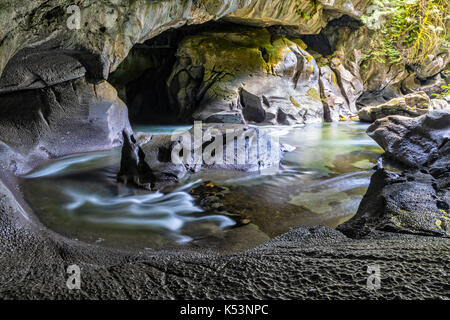 Little Huson Caves Regional Park, Vancouver Island, BC, Canada Stock ...