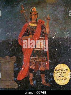 Manco Capac, Founder of Inca Civilization Stock Photo - Alamy