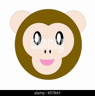 Monkey cute animal Stock Vector Image & Art - Alamy