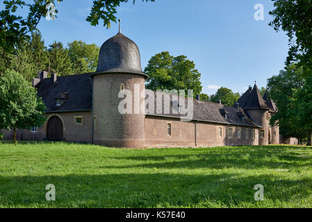 outer wall and gate to private Rimburg castle, Uebach-Palenberg,Kreis ...