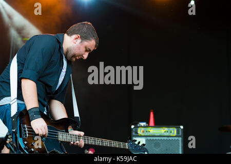 Jack Bates of Peter Hook and the Light performs on April 28th, 2017 at ...