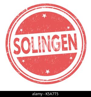 Solingen sign or stamp on white background, vector illustration Stock ...
