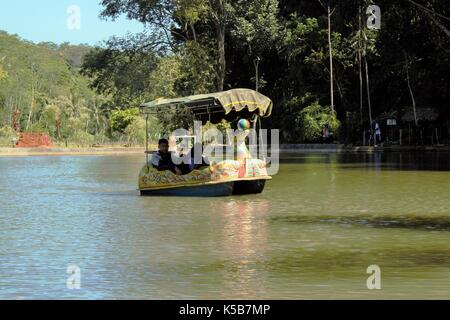 Tourist destination of Andeman lake, in Malang Indonesia Stock Photo ...