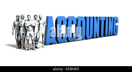 Accounting Presentation Background in Blue and White Stock Photo - Alamy