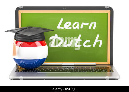 Graduation Cap with Netherlands Flag Stock Photo - Alamy