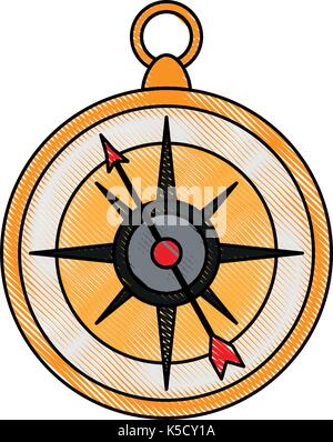 Map orienteering draw icon vector illustration design Stock Vector ...