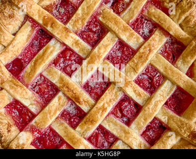 baked In the oven homemade pie stuffed with cheese and mushrooms on a ...