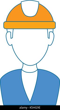 elegant engineer avatar character vector illustration design Stock ...