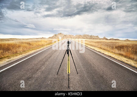 Professional landscape photo of an empty nature path winding through a ...