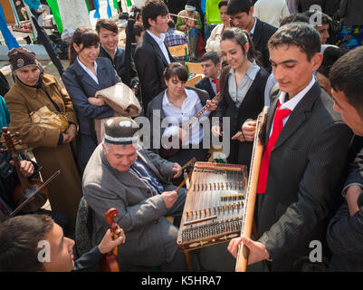 ensemble of traditional uzbek music instruments Stock Photo - Alamy