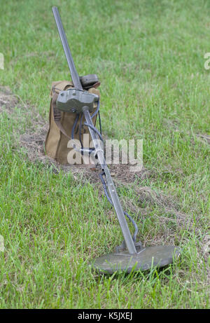 World War 2 land mine detector set Stock Photo - Alamy