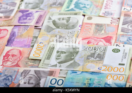 Money of Serbia. Serbian dinar bills. RSD banknotes. 50 dinari ...