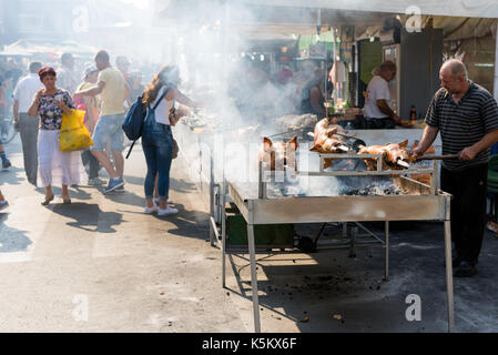 The yearly Leskovac Grill Festival, also known as the barbecue week ...