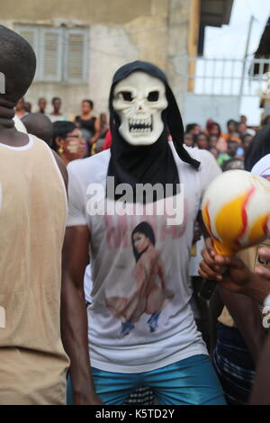 Ivory-Coast traditional party celebration Stock Photo - Alamy