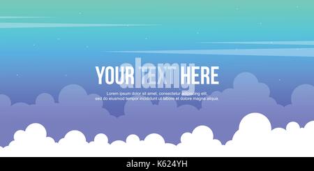 Cloud style header website collection Stock Vector Image & Art - Alamy