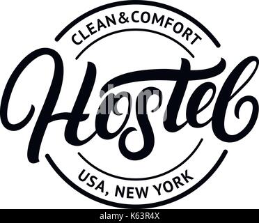 house, hostel vector logo design template. construction, building or ...
