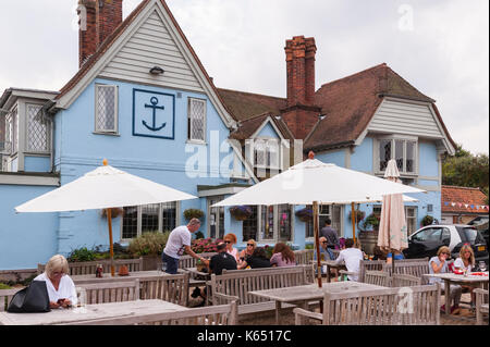 The Anchor pub at Walberswick village, Suffolk County, England, UK ...