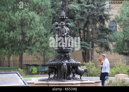 Santa Fe Cathedral Park and Monument commemorates the Spanish ...