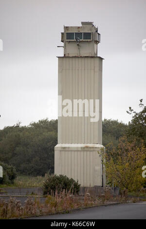 A watchtower at HMP Maze prison Stock Photo - Alamy