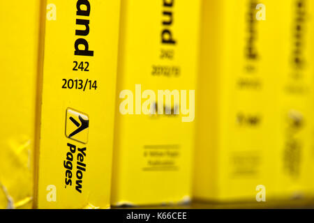 later smaller version of the yellow pages classified telephone ...