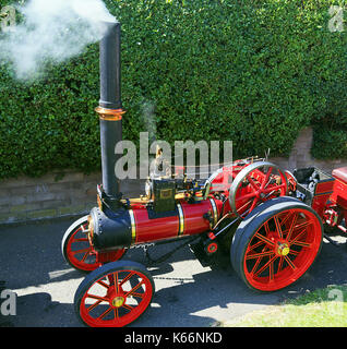 a model fairground traction engine Stock Photo - Alamy
