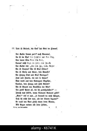 The Rolandslied (Song of Roland) is a medieval epic poem, and this ...