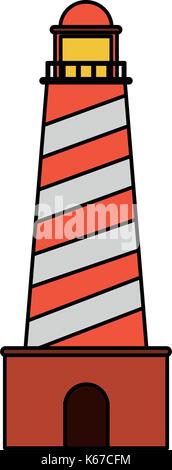 striped lighthouse icon image Stock Vector Image & Art - Alamy
