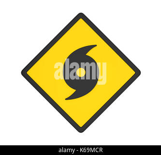 Hurricane evacuation route road sign Stock Photo - Alamy