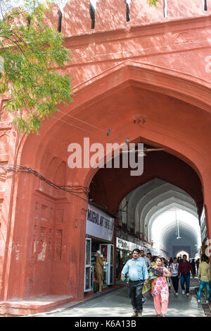 Chhatta Chowk or Covered Bazaar, Red Fort, Lal Qila, Old Delhi, India ...