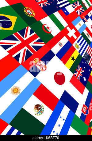 National Flags and abstract background Stock Photo - Alamy