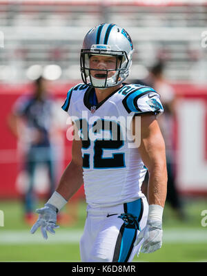San Francisco 49ers' Christian McCaffrey in action an NFL football game ...