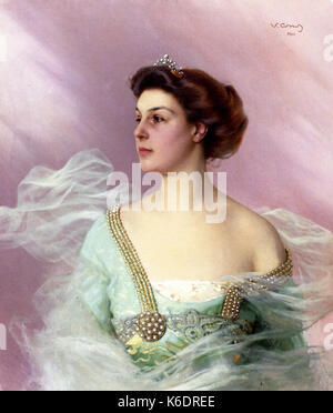 Corcos Vittorio Matteo - Portrait of a Lady Stock Photo - Alamy