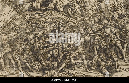 Der Weisskunig 72 Detail Landsknecht Battle Stock Photo - Alamy