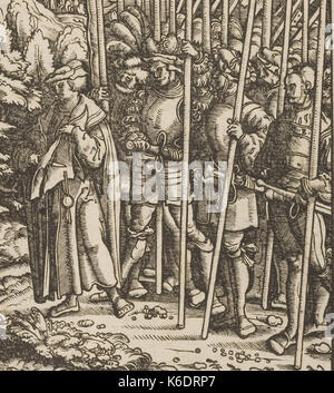 Der Weisskunig 39 Detail Landsknecht Stock Photo - Alamy