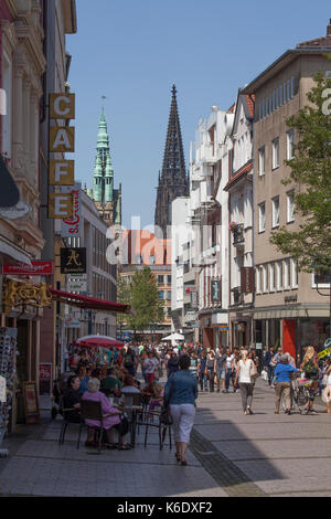 Muenster in Westfalen : Fussgaengerzone Ludgeristrasse I Street ...