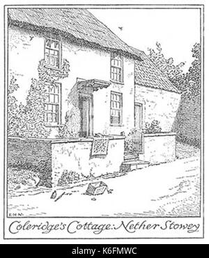 The home of the the English poet Samuel Taylor Coleridge in the village ...